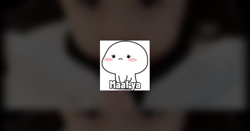 Sticker Maker - Minta maaf