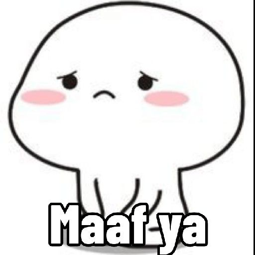 Sticker Maker - Minta maaf Sticker Maker - Minta maaf