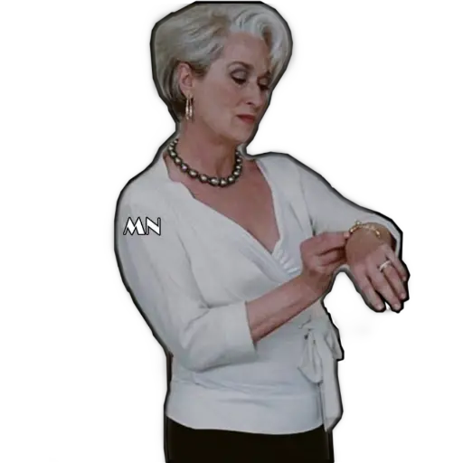 Sticker Maker - Miranda Priestly👩🏻‍🦳