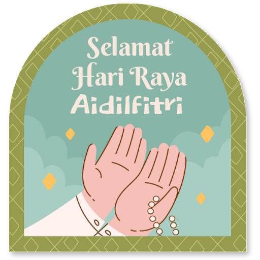 Sticker Maker - Moms Up Hari Raya Aidilfitri