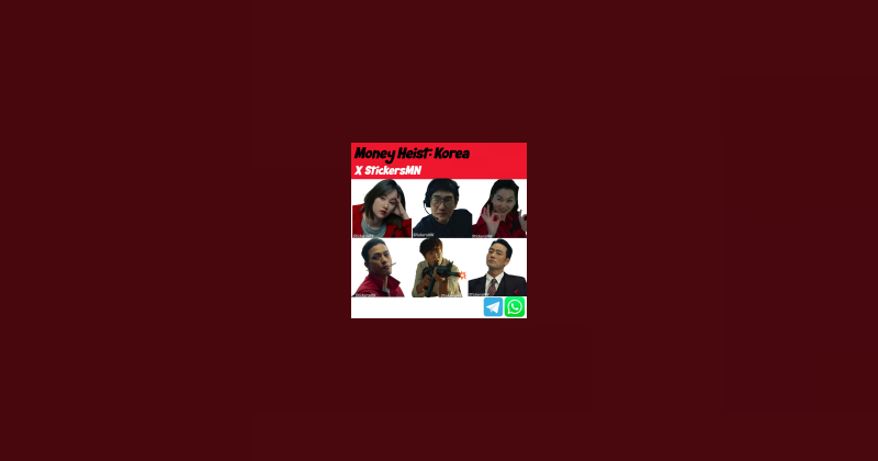 Sticker Maker - Money Heist Korea