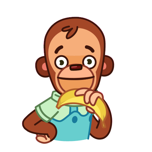 Sticker Maker - Monkey Puppet