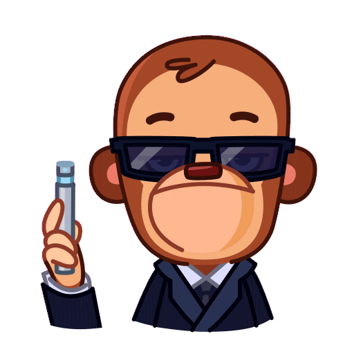 Sticker Maker - Monkey Puppet