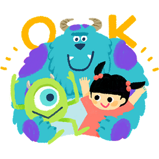 Sticker Maker - Monsters Inc.
