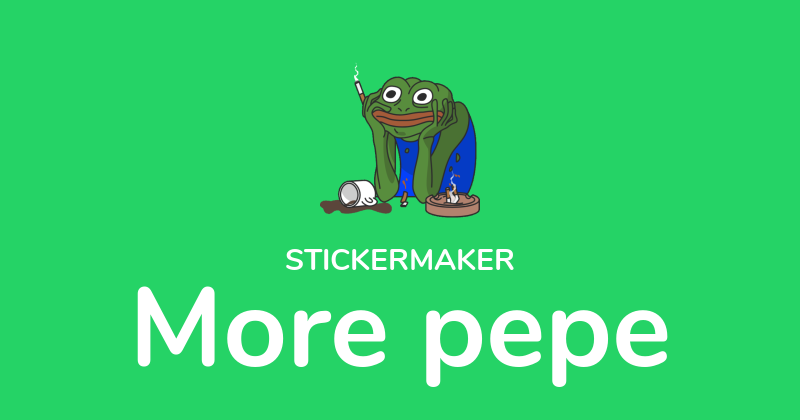 Sticker Maker - More pepe