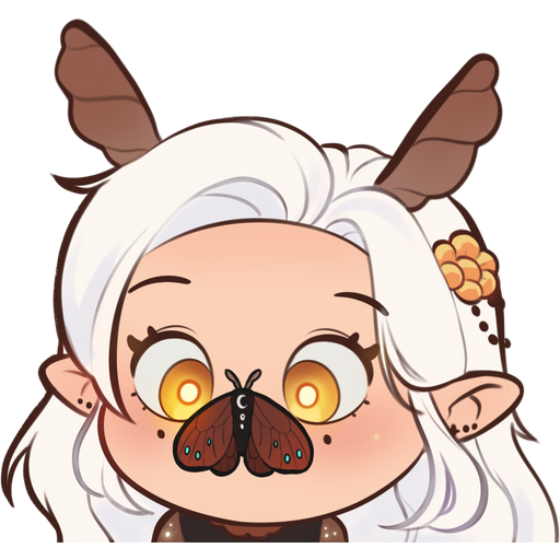 Sticker Maker - Moth Girl