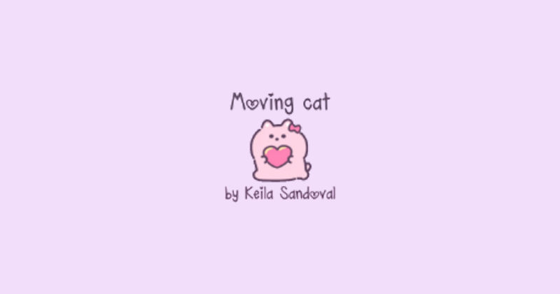 Sticker Maker - Moving cat (Mov)