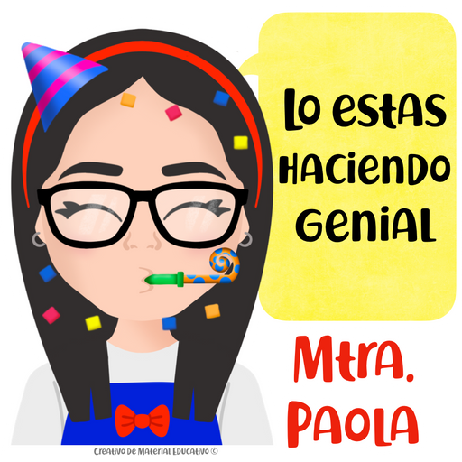 Sticker Maker - Mtra. Paola