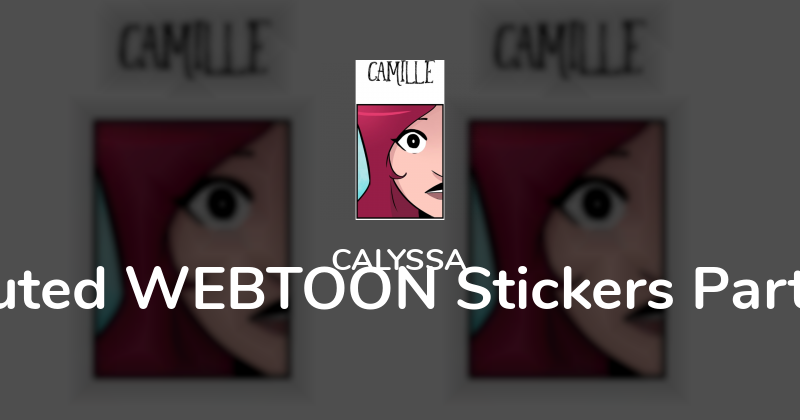Sticker Maker - Muted WEBTOON Stickers Part 1