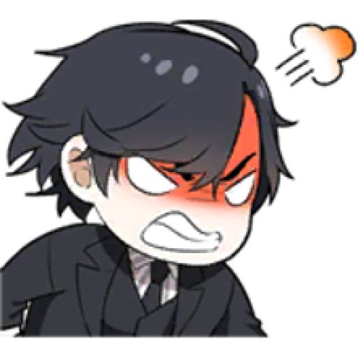 Sticker Maker - Mystic Messenger Emoji 3 - Jaehee, Jumin & V