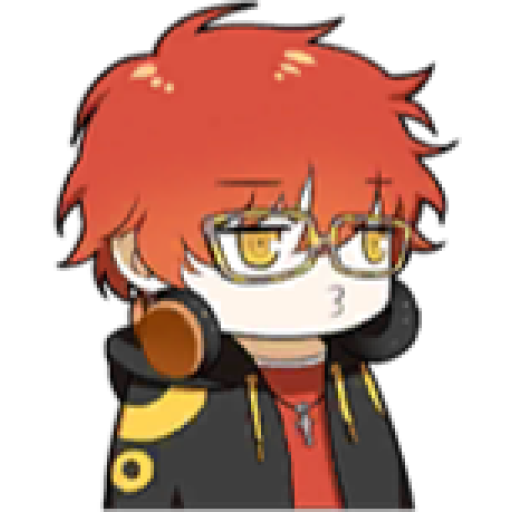 Sticker Maker - Mystic Messenger Emoji 4 - 707, Saeran & Ray