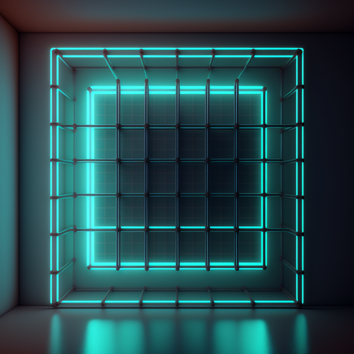 Sticker Maker - Neon Grid - sticker pack