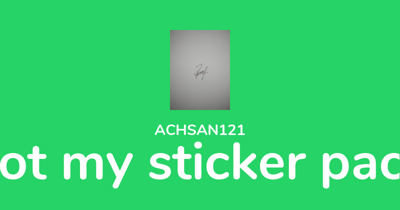 Sticker Maker - not my sticker pack