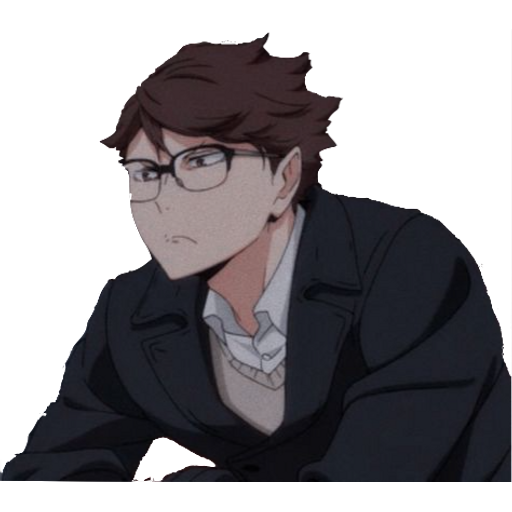 Sticker Maker - oikawa staring off into the distance