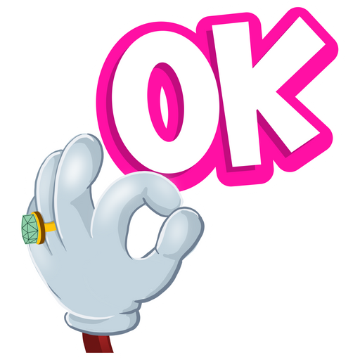 Sticker Maker - OK hammer hand
