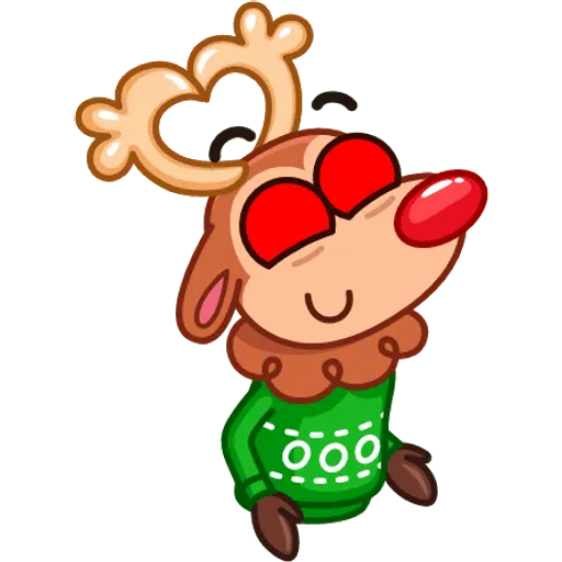 Sticker Maker - Олень Руди
