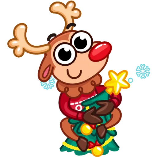 Sticker Maker - Олень Руди