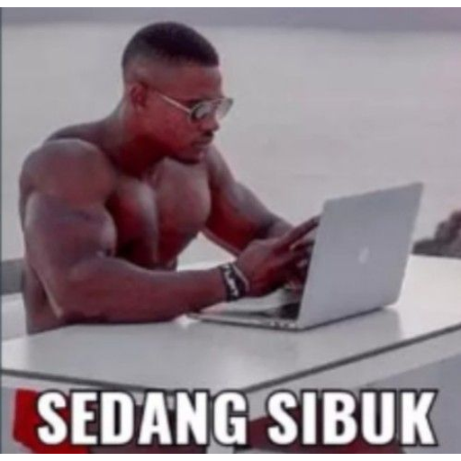 Sticker Maker - orang hitam ws