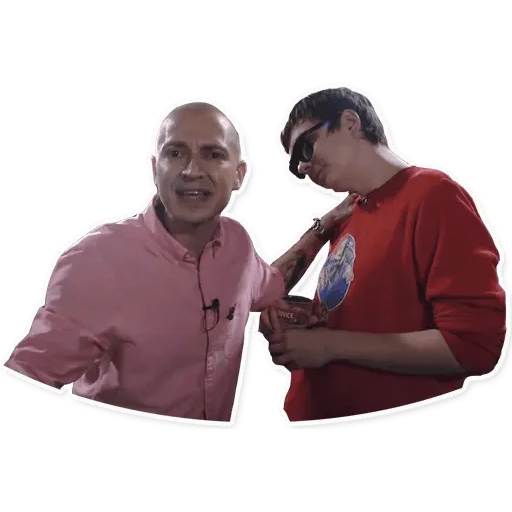 Sticker Maker - Oxxxymiron VS Слава КПСС