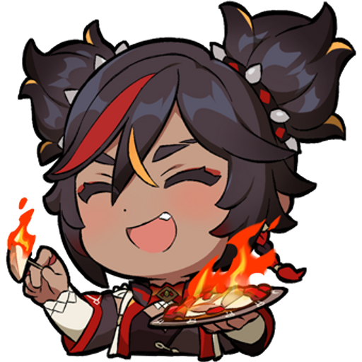 Sticker Maker - Paimon Paintings Set 16