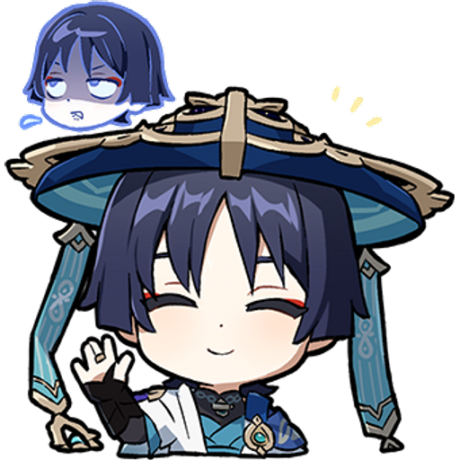 Sticker Maker - Paimon Paintings Set 20
