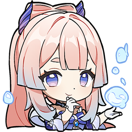 Sticker Maker - Paimon Paintings Set 23