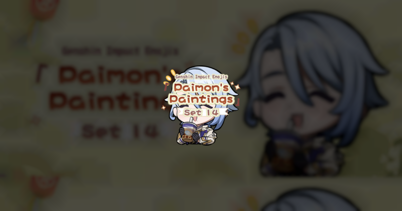 Sticker Maker - Paimon's Paintings: Set 14