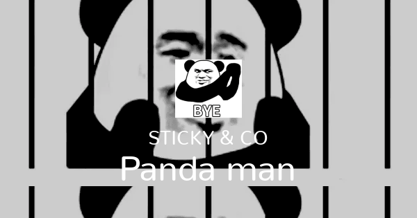 Sticker Maker - Panda man