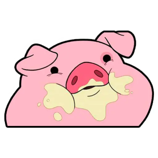 Sticker Maker - Pato (Waddles) Gravity Falls