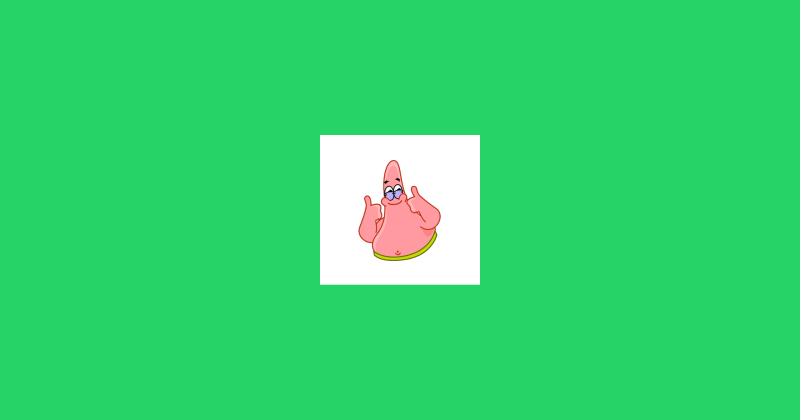 Sticker Maker - Patrick