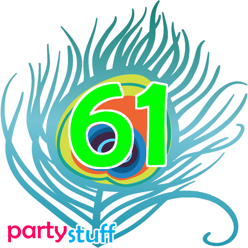 Sticker Maker - Peacock 61-90 Tambola Numbers