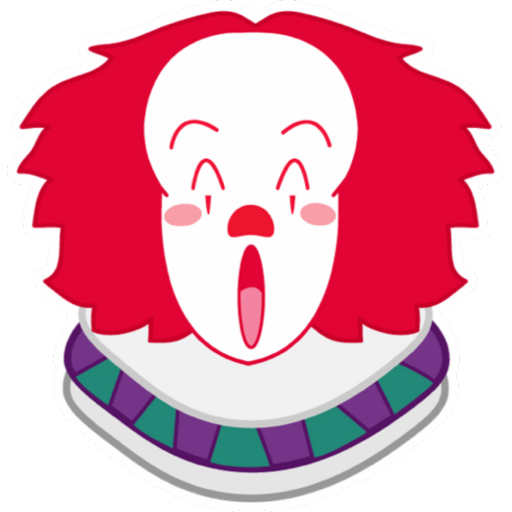 Sticker Maker - Peli payasos