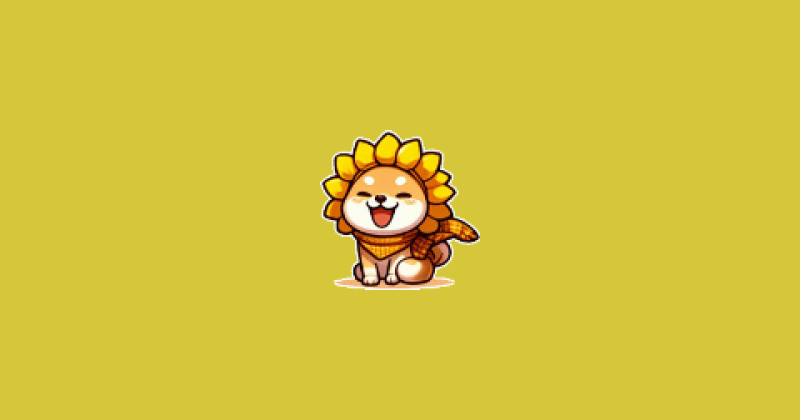 Sticker Maker - Perrito flor amarilla 🐶🌻