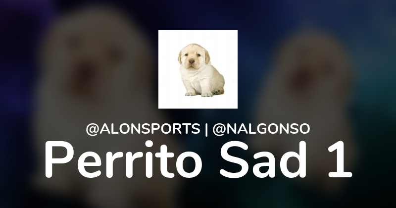 Sticker Maker - Perrito Sad 1