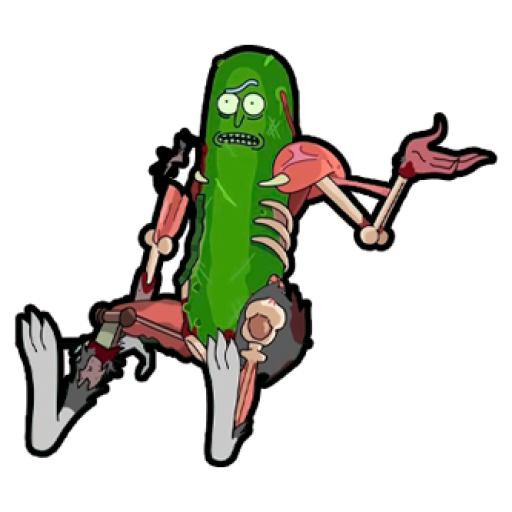 Sticker Maker - Pickle Rick (Rick and Morty)
