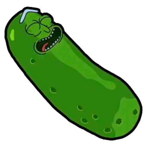 Sticker Maker - Pickle Rick (Rick and Morty)