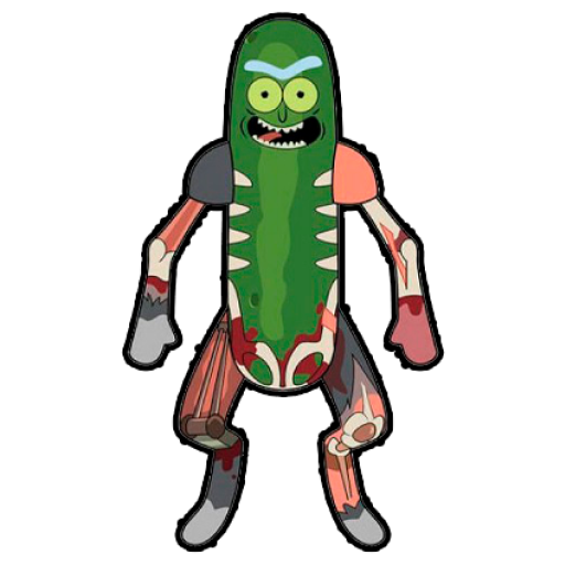 Sticker Maker - Pickle Rick (Rick and Morty)
