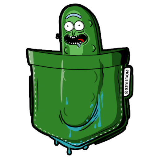 Sticker Maker - Pickle Rick (Rick and Morty)