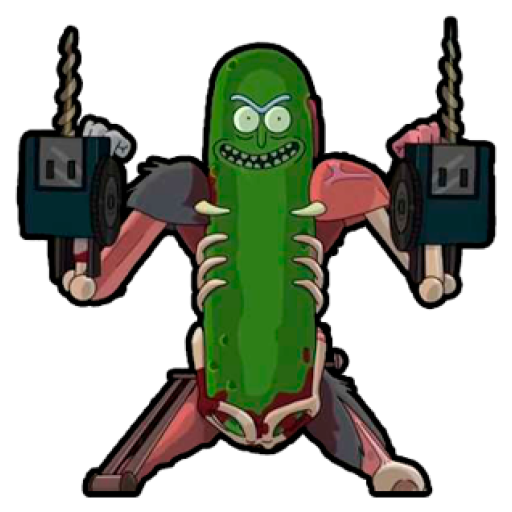 Sticker Maker - Pickle Rick (Rick and Morty)