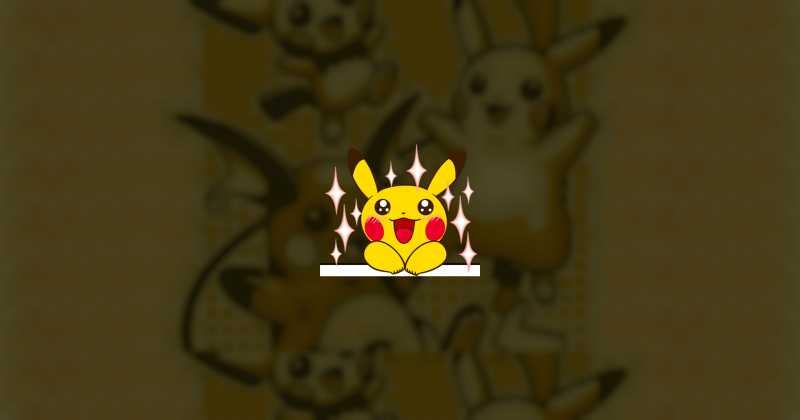Sticker Maker - PIKACHU ANIMATED