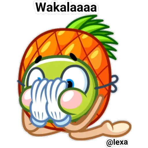 Sticker Maker - ??pineapple Abe