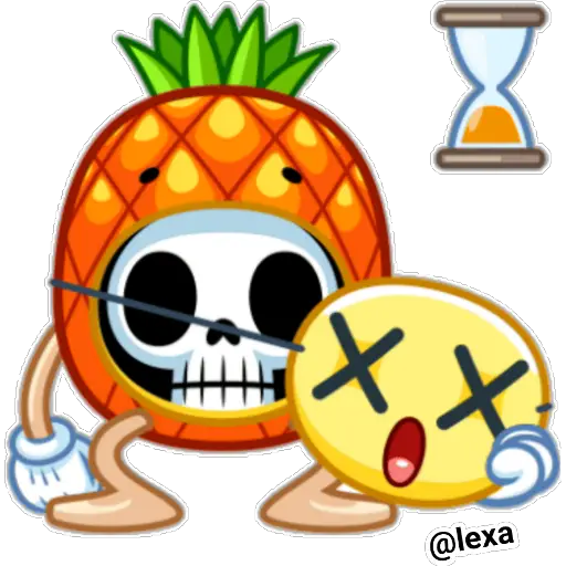 Sticker Maker - ??pineapple Abe