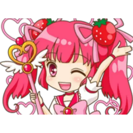 Sticker Maker - pink girl 1