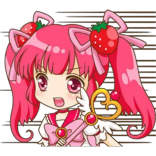 Sticker Maker - pink girl 1