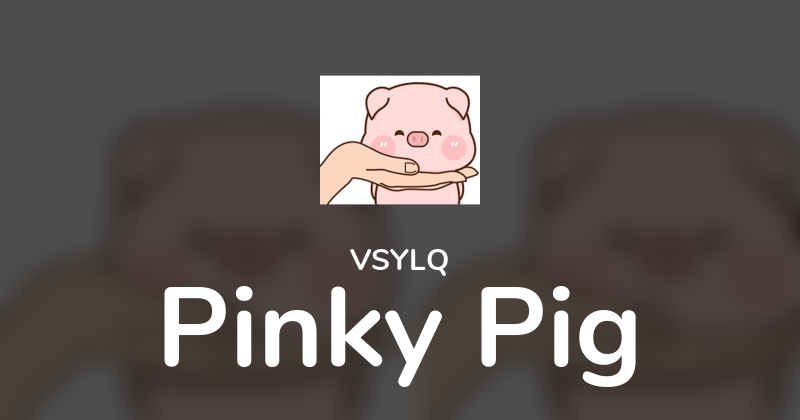 Sticker Maker - Pinky Pig