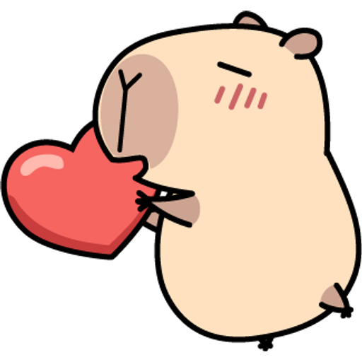 Sticker Maker - Pipi Capybara #1