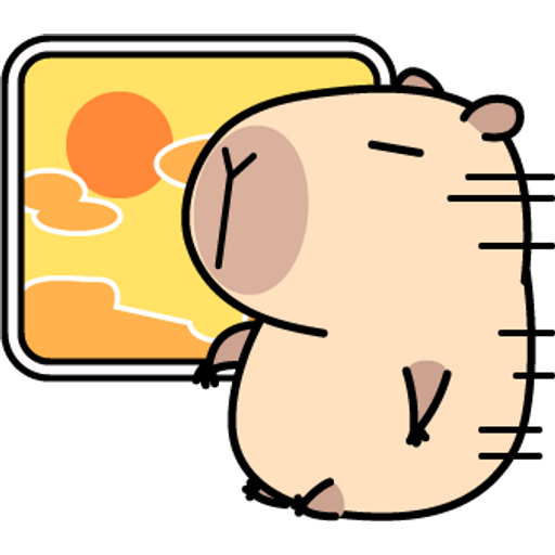Sticker Maker - Pipi Capybara #2