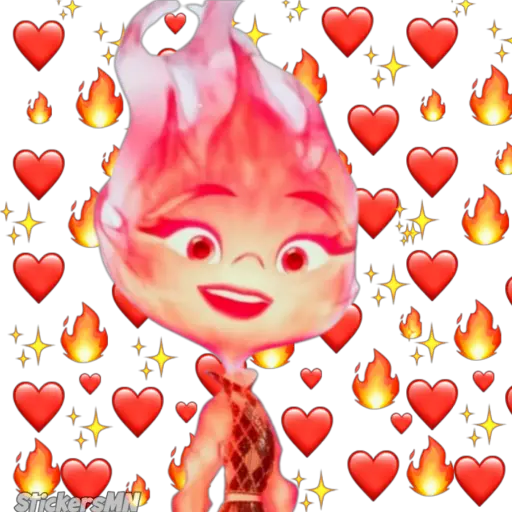Sticker Maker - Pixar Elemental