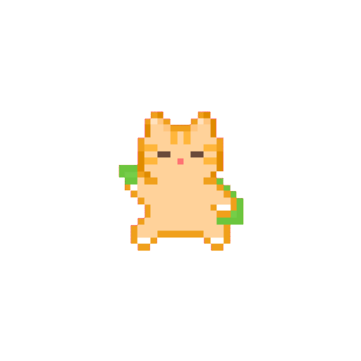 Sticker Maker - pixel cat