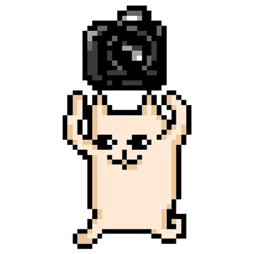 Sticker Maker - Pixel cat